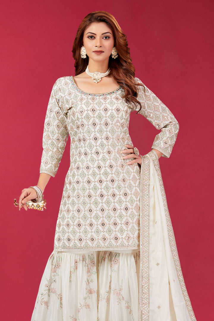 The Regal Edit - Sharara and Palazzo suit with palazzo – Seasons Chennai