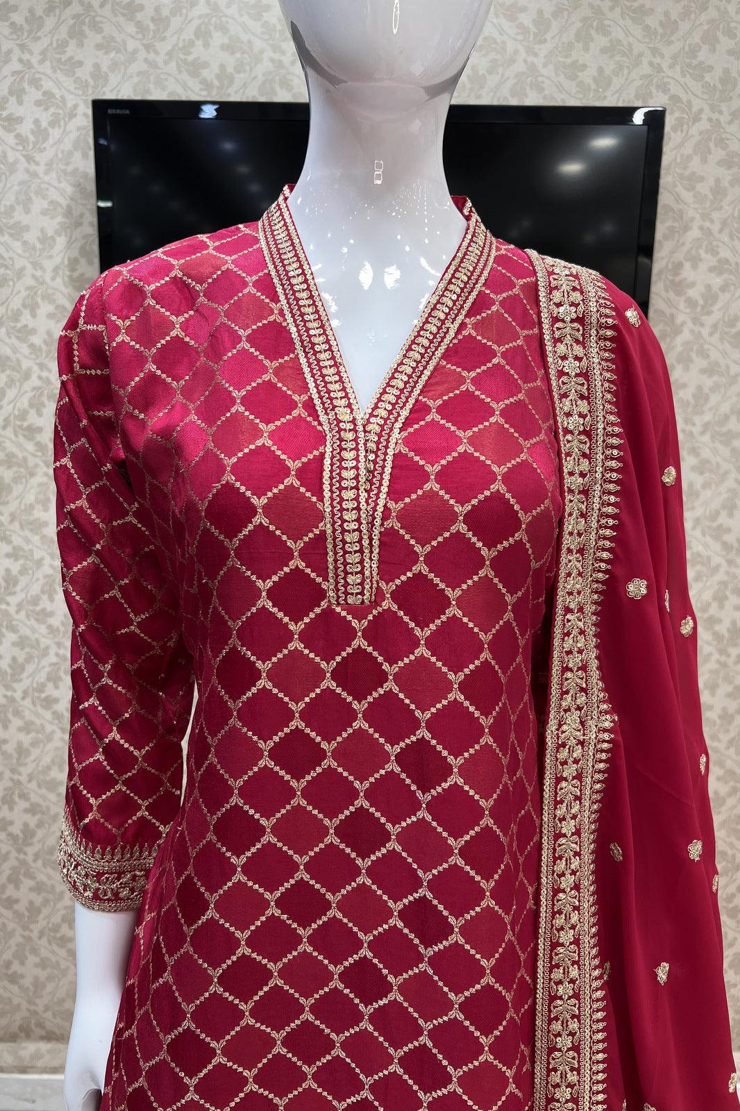 Straight Cut Salwar Suit – Seasons Chennai