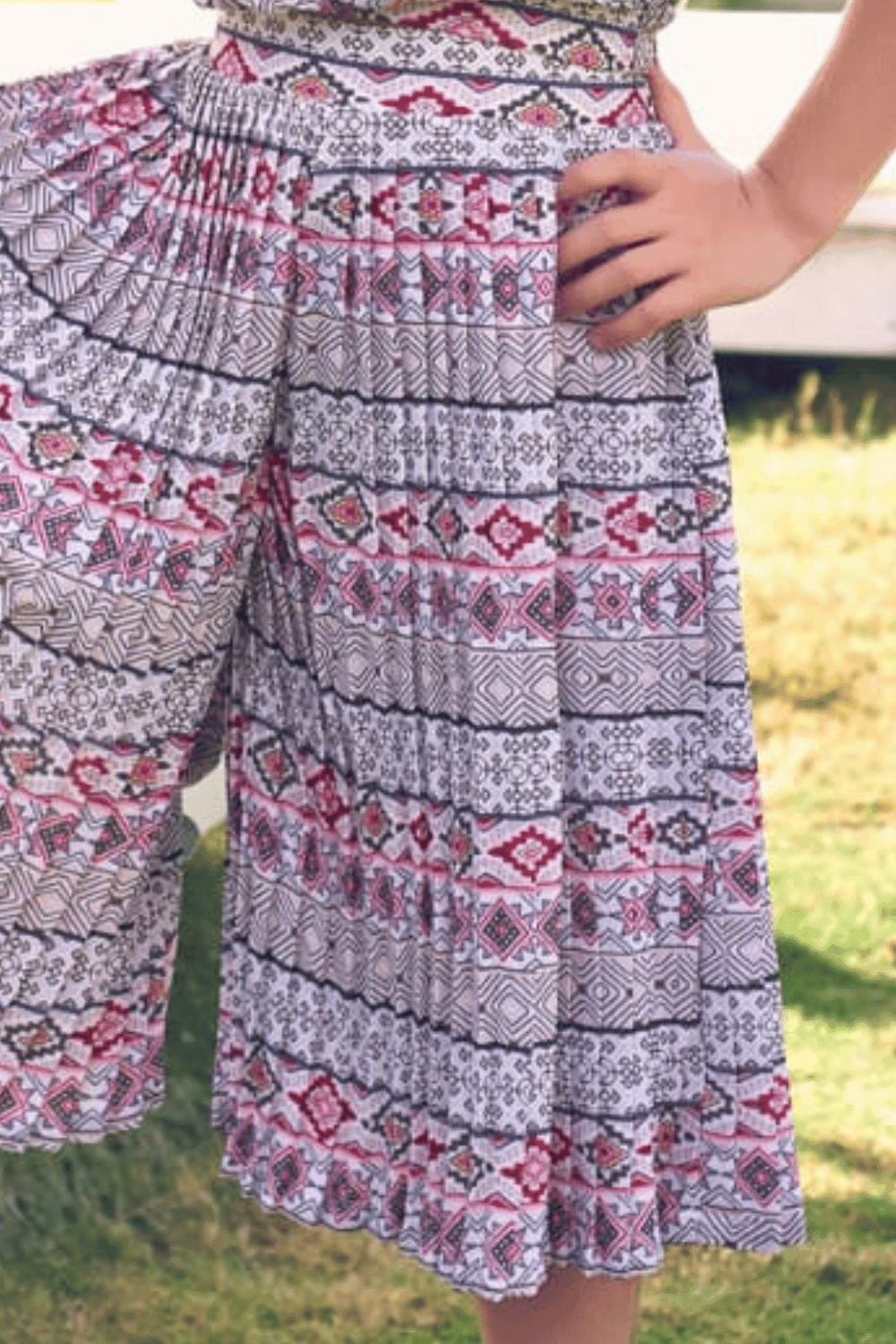 Multicolor Digital Print Top with Palazzo Set for Girls – Seasons Chennai