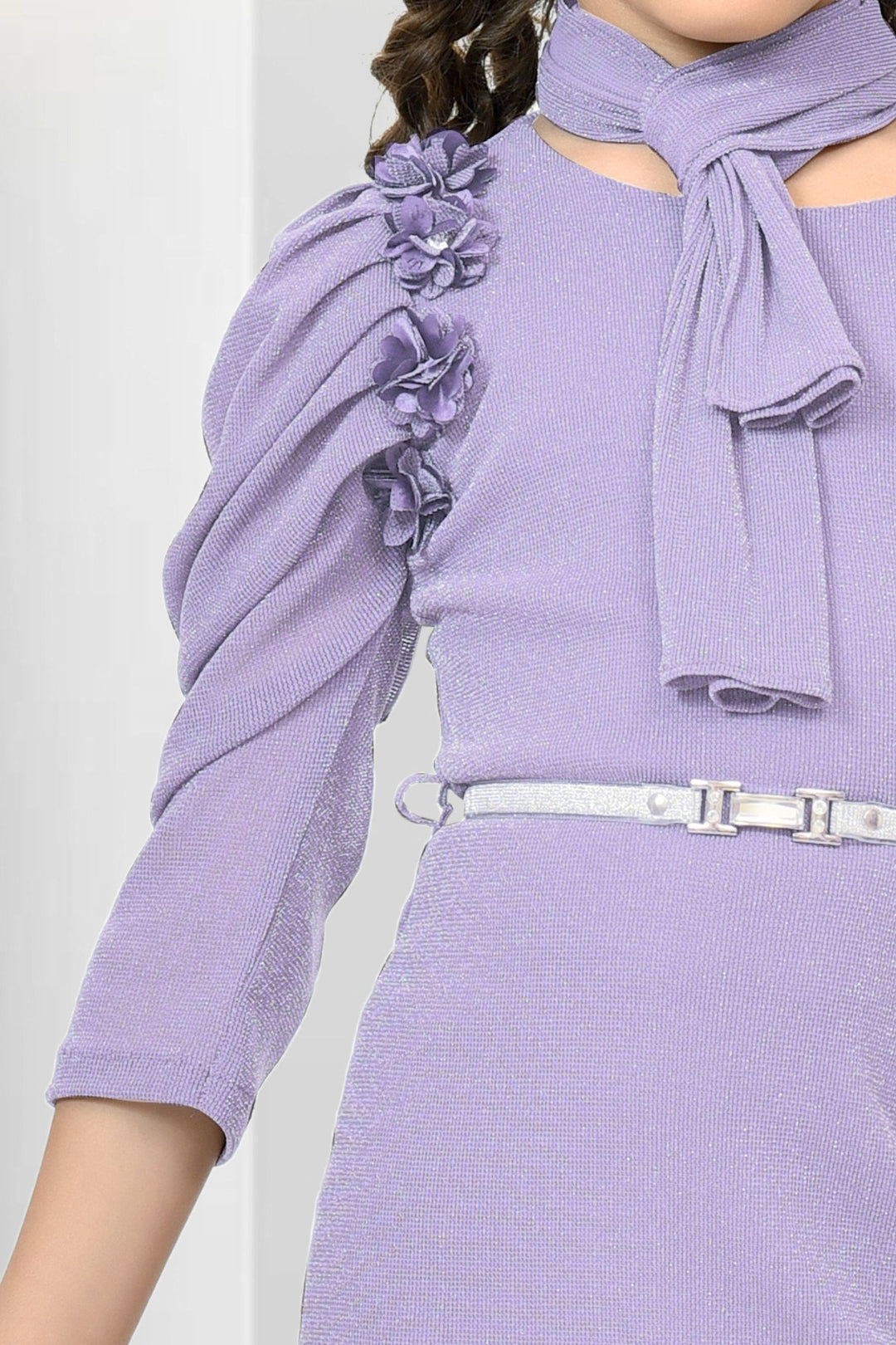 Lilac Western Style Short Frock for Girls – Seasons Chennai