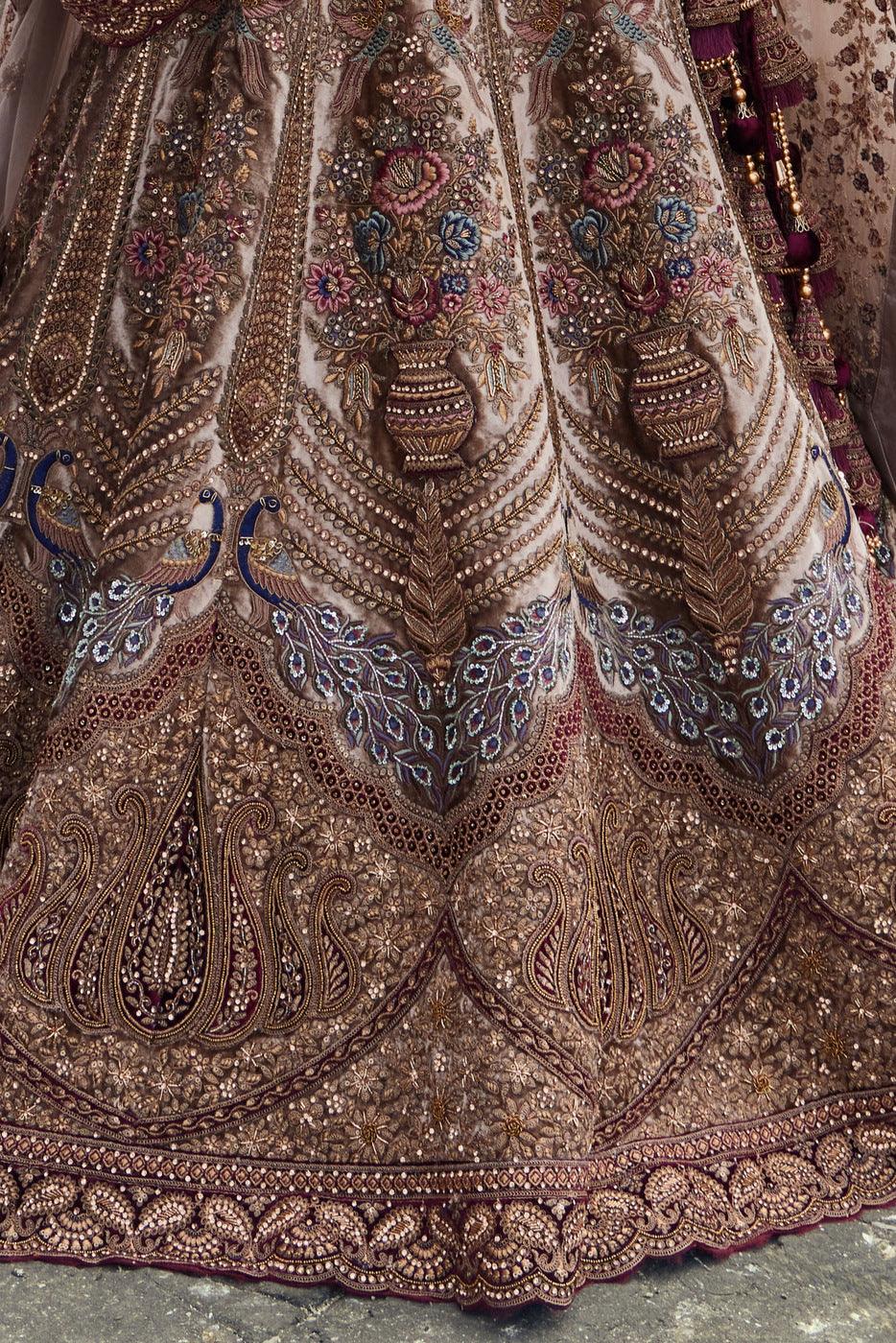 Yellow with Multicolor Print, Stone, Zardozi and Thread work Long Part – Seasons Chennai